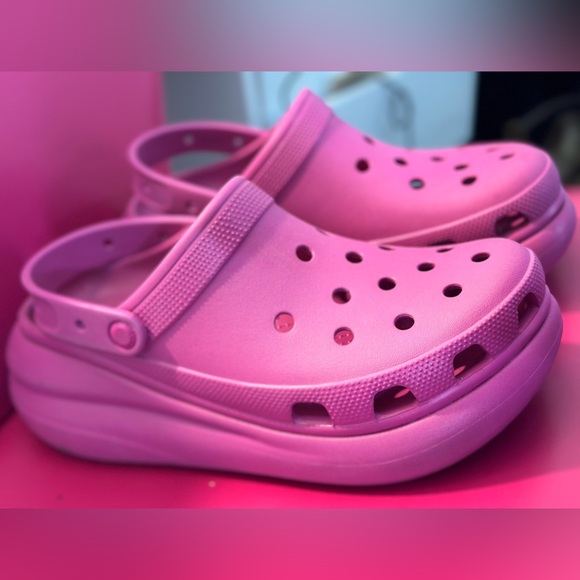 CROCS | Shoes | Pink Platform Crocs | Poshmark
